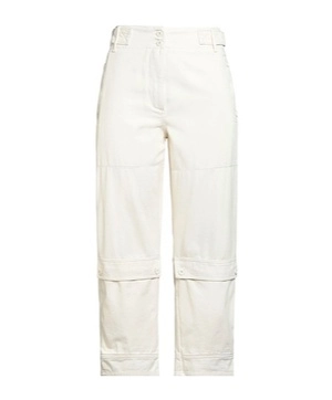 Max Mara Solid-color Work Pants - White