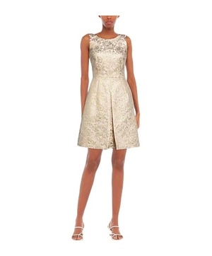 Dolce & Gabbana Sleeveless Jacquard Embellished Dress
