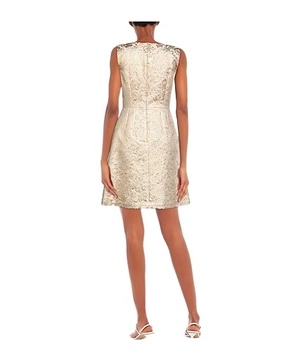 Dolce & Gabbana Sleeveless Jacquard Embellished Dress