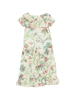 Etro Ruffled Floral Print Dress
