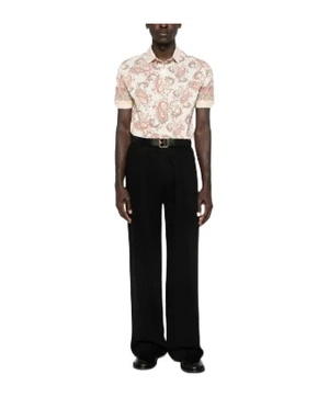 Etro Paisley-print Polo Shirt