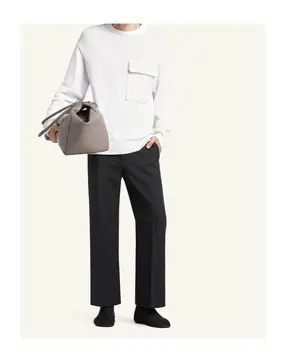 COURREGES Chest-pocket Crew-neck Sweater