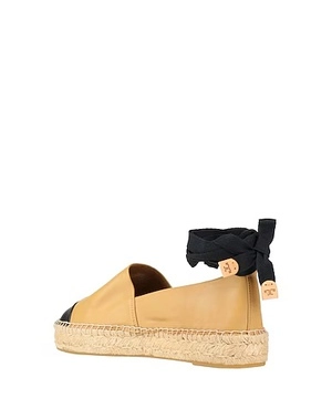 Tory Burch Two-tone Color Block Straw Shoes