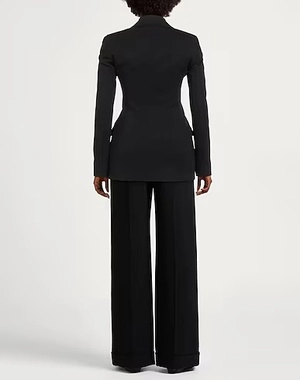 Sportmax Simple Double Breasted Suit Jacket