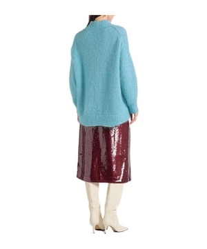 Isabel Marant Étoile Solid Long-sleeve Knit Sweater