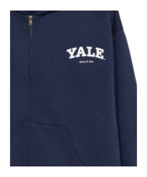 SPORTY  RICH Yale Zip Hoodie