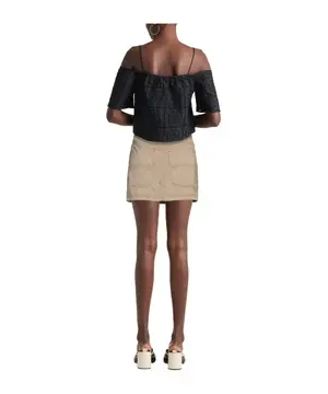 DIESEL® Solid-colored Flare Skirt