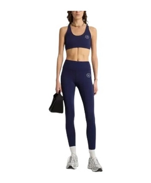SPORTY  RICH Logo-embellished Leggings