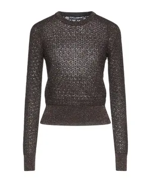 Dolce & Gabbana Solid Color Jumpers - Dark Brown