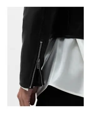 ANN DEMEULEMEESTER Clarin Fitted Perfecto Leather Jacket