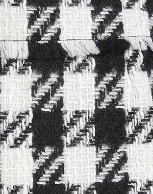 Dolce & Gabbana Houndstooth Tweed Flared Mini Skirt