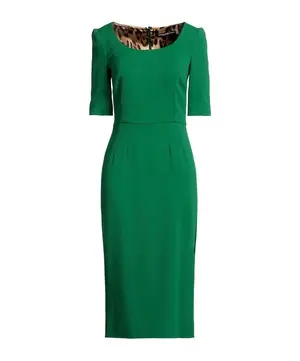 Dolce & Gabbana Midi Dress With Scoop Neckline