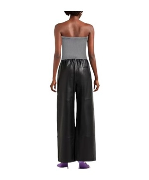 DIESEL® Ribbed Knit Strapless Tube Top - Grey