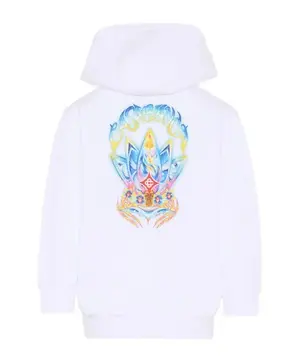 Casablanca Graphic Print Long Sleeve Hoodie