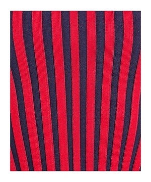 Tory Burch Two-tone Ribbed-knit Tube Top