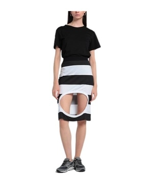 Burberry Two-tone Striped Knit Dress