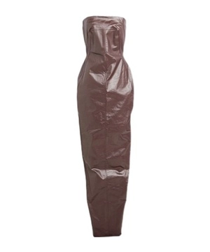 Rick Owens Denim Sleeveless Dress - Chocolate Brown