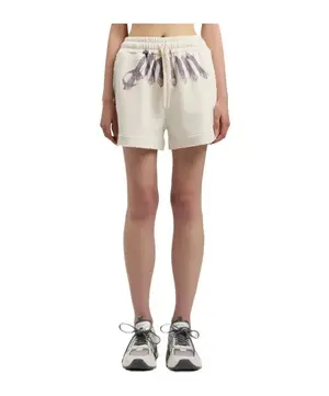 Palm Angels Big Waist Logo Sweatshorts - Brown