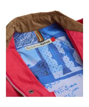 Barbour X Paul Smith Contrast Collar Jacket