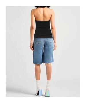 Jacquemus Two-tone Knit Sleeveless Halterneck Top