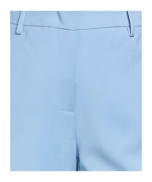 Max Mara Plain Cool Wool Tapered Trousers - Blue