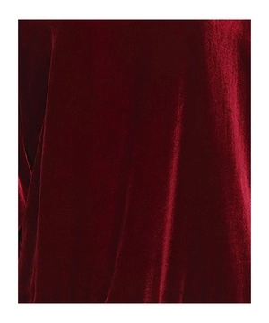 Dolce & Gabbana Velvet Long Sleeve Crew Neck Top