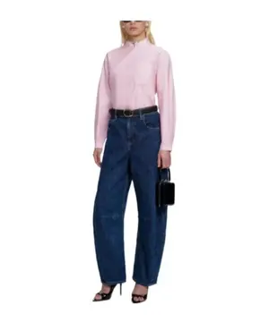 SELF-PORTRAIT Asymmetric Shirt