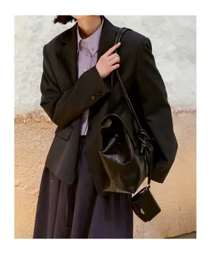 LOW CLASSIC Notched-lapel Button-fastening Blazer