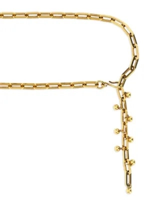 Etro Belt With Chain And Bead Details