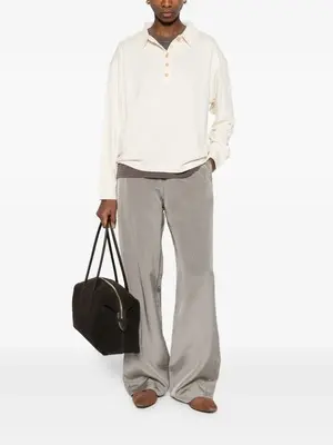 Khaite Faithful Polo Top - White