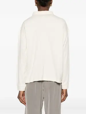 Khaite Faithful Polo Top - White