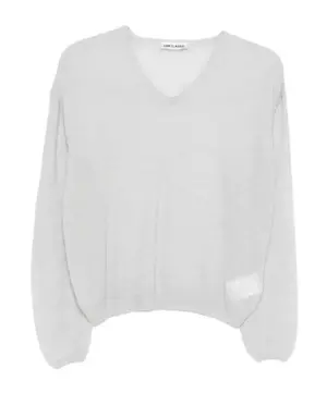 LOW CLASSIC V-neck Sweater - White
