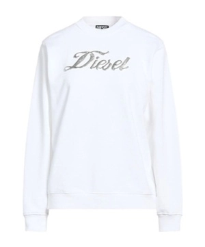 DIESEL® Solid-color Printed Sweatshirt - White