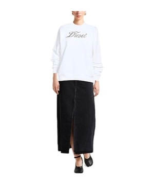 DIESEL® Solid-color Printed Sweatshirt