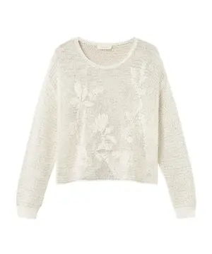 TWINSET Embroidered Round Neck Sweater