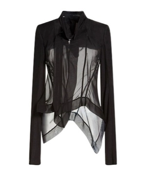 Rick Owens Simple Chiffon Coat