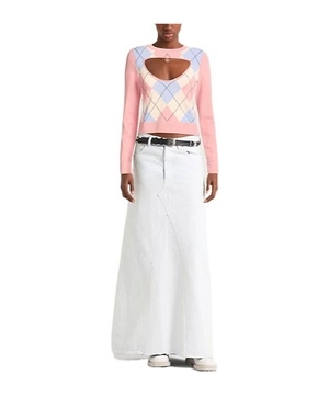DIESEL® Geometric Pattern Knit Sweater