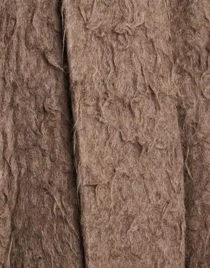 Rick Owens Solid Color Hooded Cashmere Coat