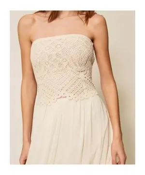 TWINSET Crocheted Cotton Dress
