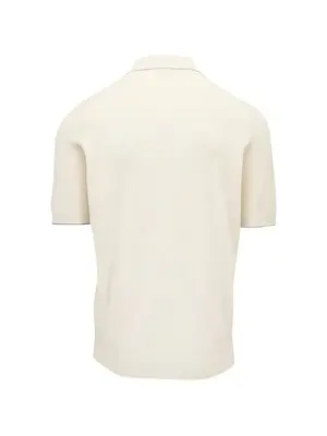 Brunello Cucinelli Short-sleeve Buttoned Polo Shirt