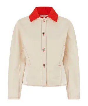 Stine Goya Logo Denim Jacket