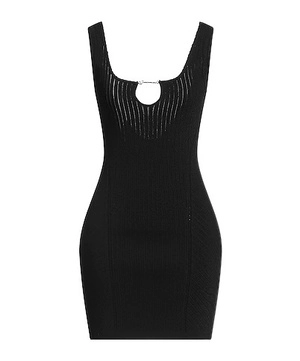 Jacquemus Sleeveless Knit Dress - Black