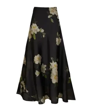 Zimmermann Harmony Silk Midi Skirt