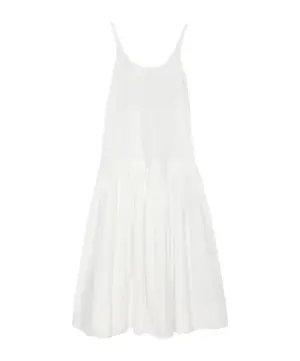 ST. AGNI Pleated Midi Dress