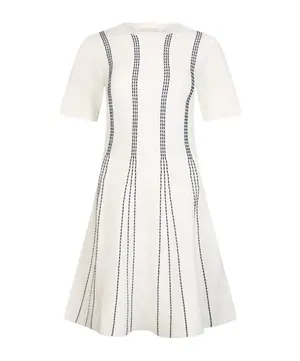 Liu Jo Knitted Dress With Contrasting Seams