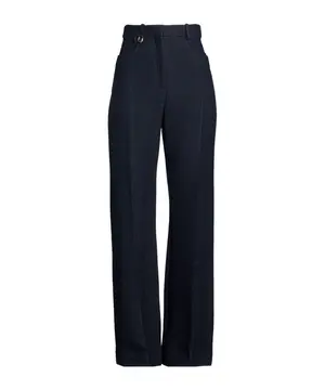 Jacquemus Solid Color Casual Trousers - Blue