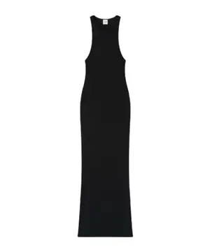 Nanushka Tarla Racerback Maxi Dress - Black