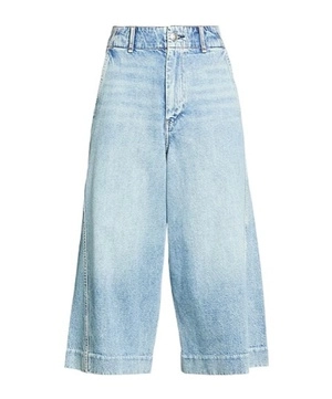 Rag & Bone Light Wash Wide-leg Cropped Jeans