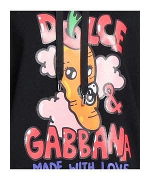 Dolce & Gabbana Solid Print Hoodie