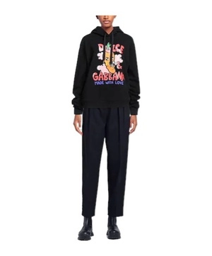 Dolce & Gabbana Solid Print Hoodie